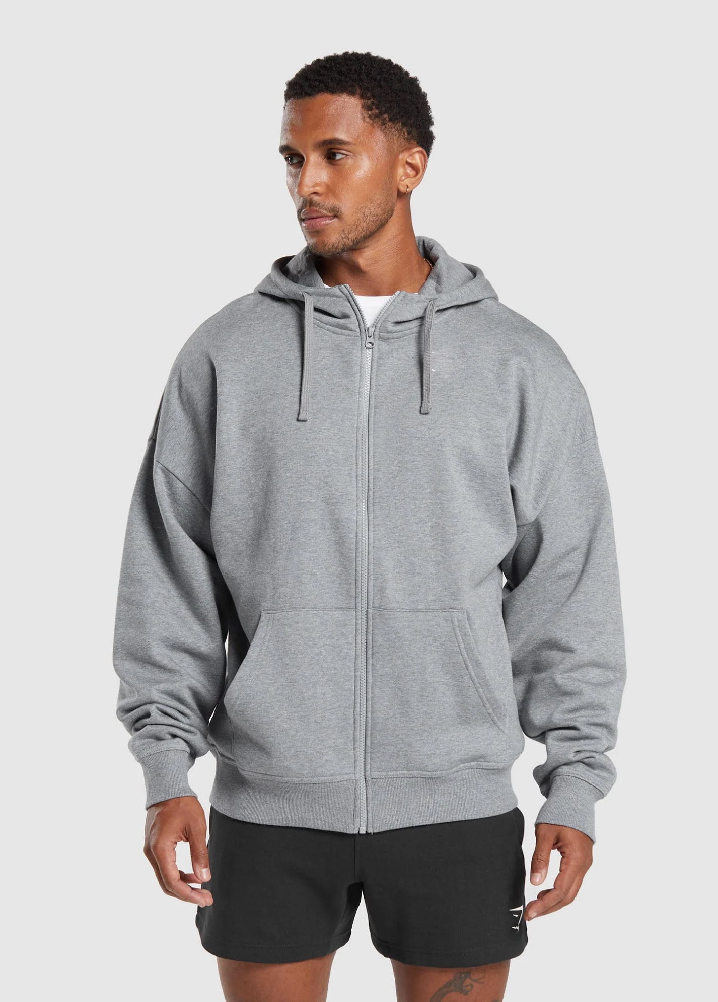 Essential Oversized Zip Up Hoodie – Mambo